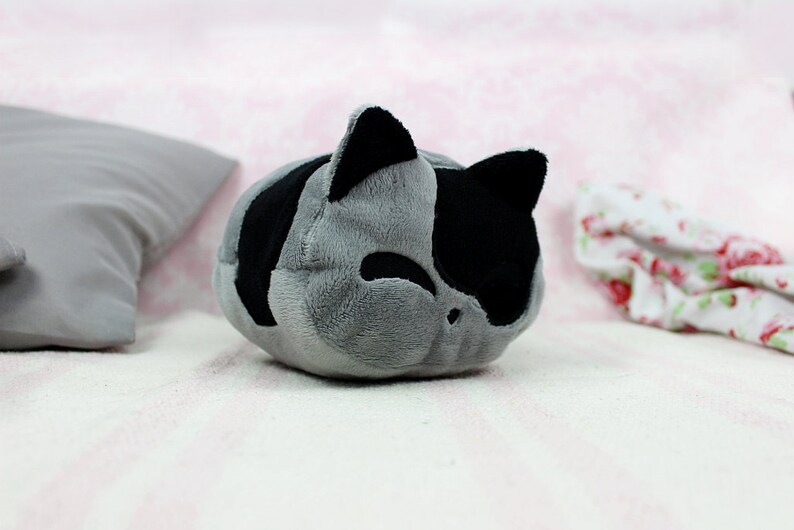 Cuddly Toy Cat Plush Kawaii Marshmallow Cat // Sweet Cat to Cuddle and ...