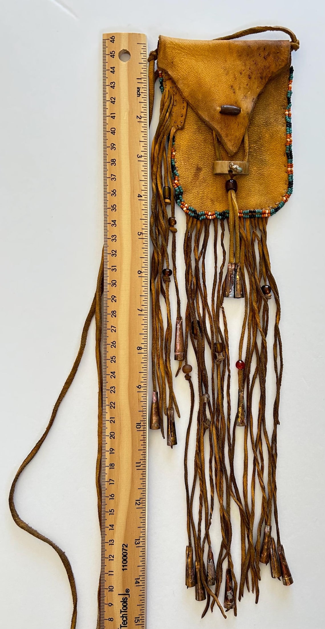 Medicine Spirit Bag Leather Pouch Native Anerican Indigenous Style ...