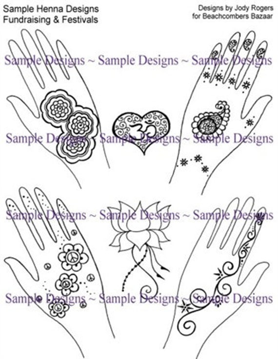 Easy Henna Designs For Kids