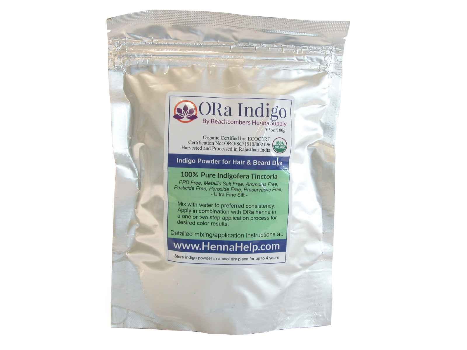 INDIGO: Natural Organic Powder Hair Beard Color Pure Dye - Etsy