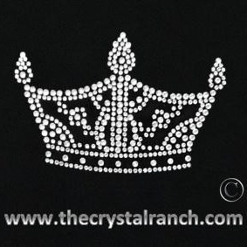 Queen's Crown Rhinestone Decal DY001 - Etsy