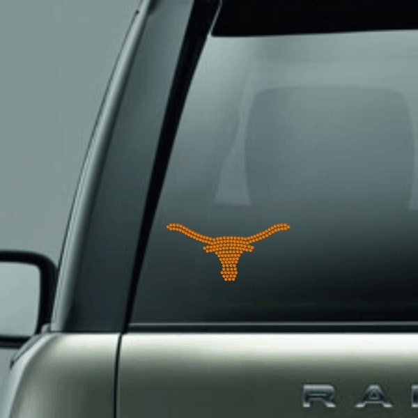 Texas Longhorn Car Decal - Etsy