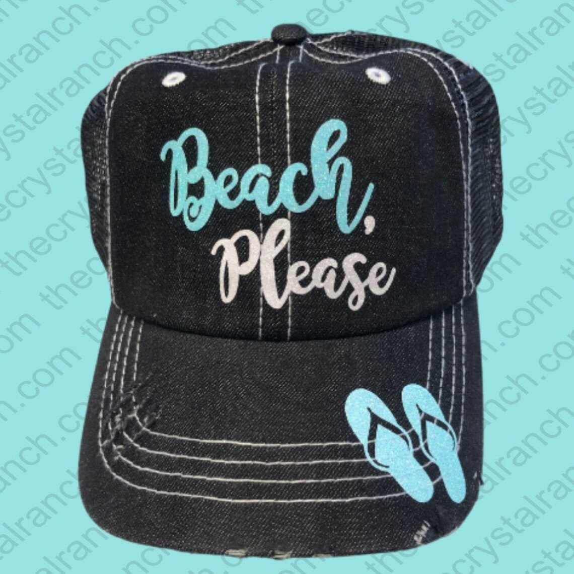 Beach, Please Trucker Cap - Etsy