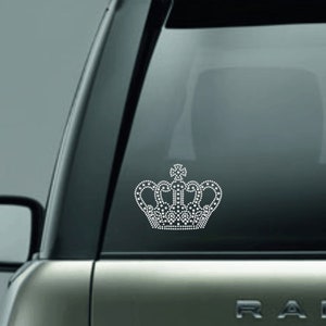 Queen's Crown Rhinestone Decal DY001 - Etsy