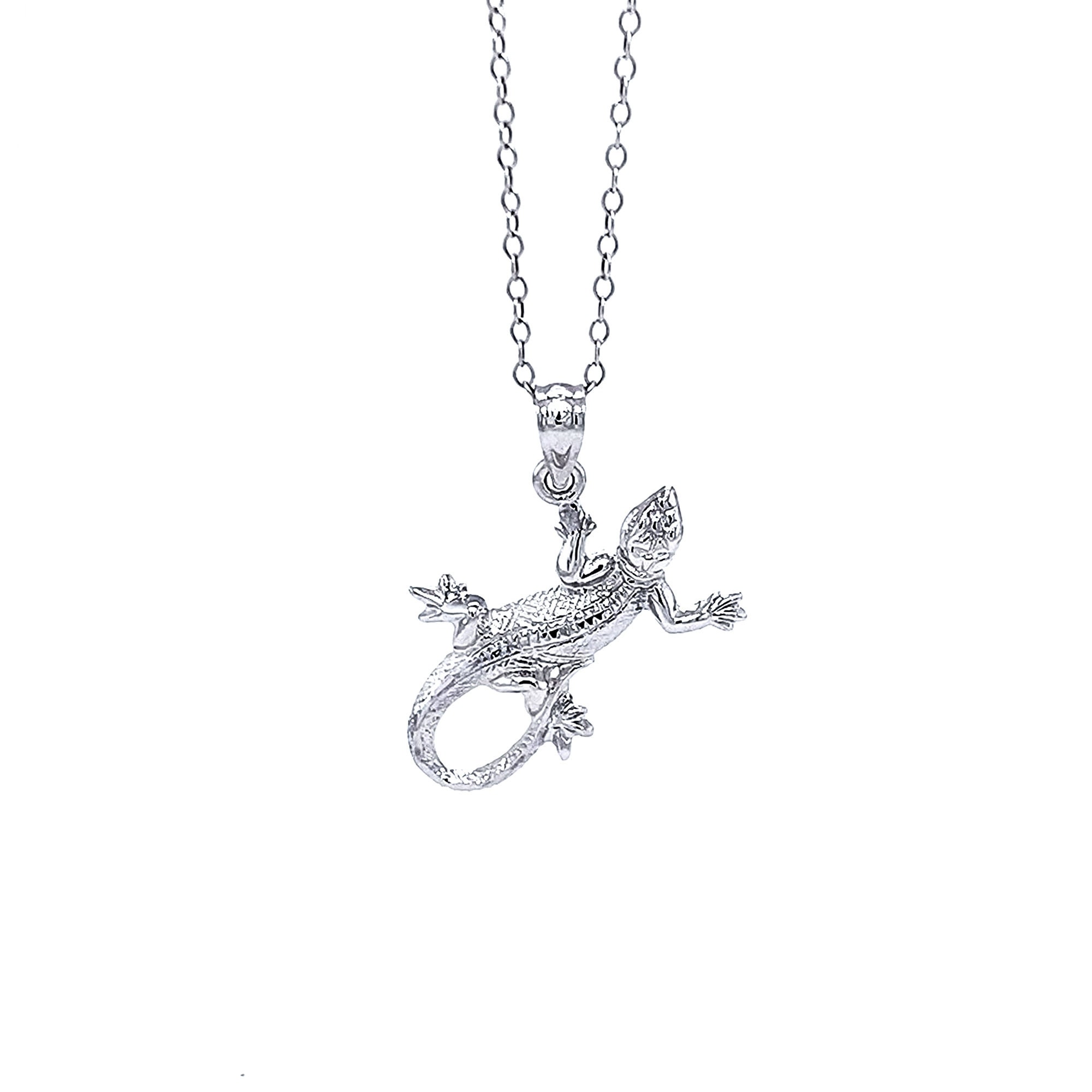Lizard Diamond Necklace