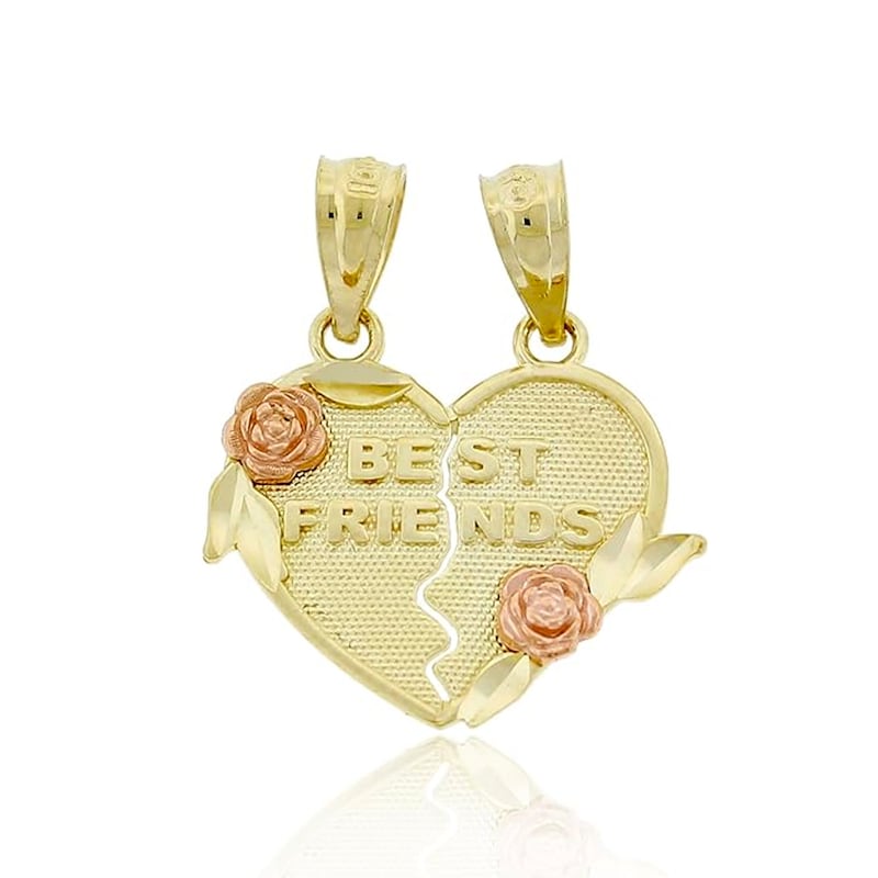 Gold Best Friend Charms - Etsy