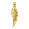 14K Angel Wing Charm, Solid Gold Angel Wings Pendant, Solid Gold Charm ...