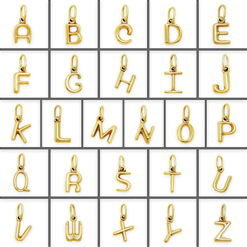 Z Pendant Necklace Bubble - Etsy