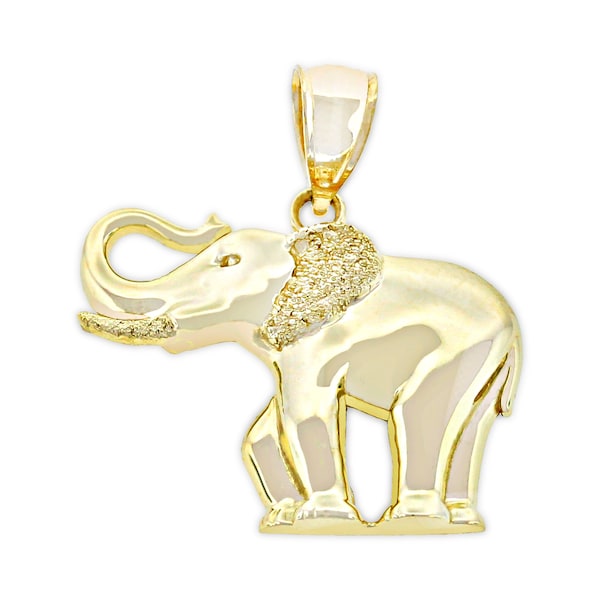 Gold Elephant Charm - Etsy