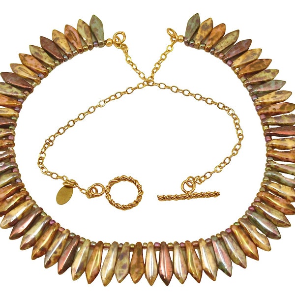 Dagger Bead Necklace - Etsy