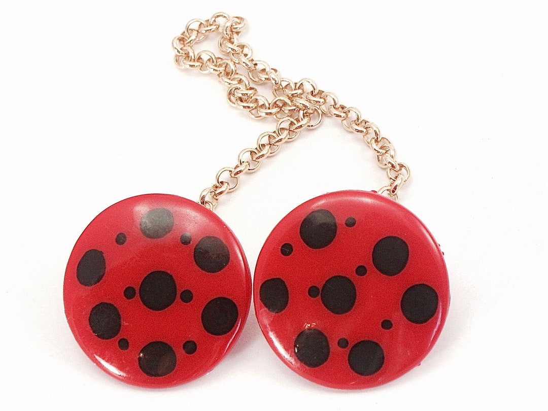 Red and Black Sweater Clips Ladybug Sweater Clips Sweater - Etsy