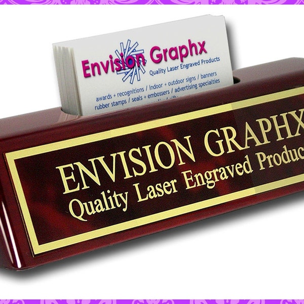 Brass Name Plate Holder - Etsy