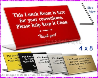 Clean Desk Sign - Etsy