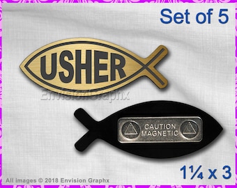 Church Usher Badges | Etsy