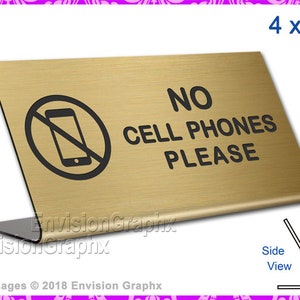 4x8 Engraved Plastic Professional Office Lobby Front Desk Sign - No ...