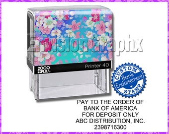 Custom Deposit Stamp - Etsy