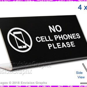 4x8 Engraved Plastic Professional Office Lobby Front Desk Sign - No ...