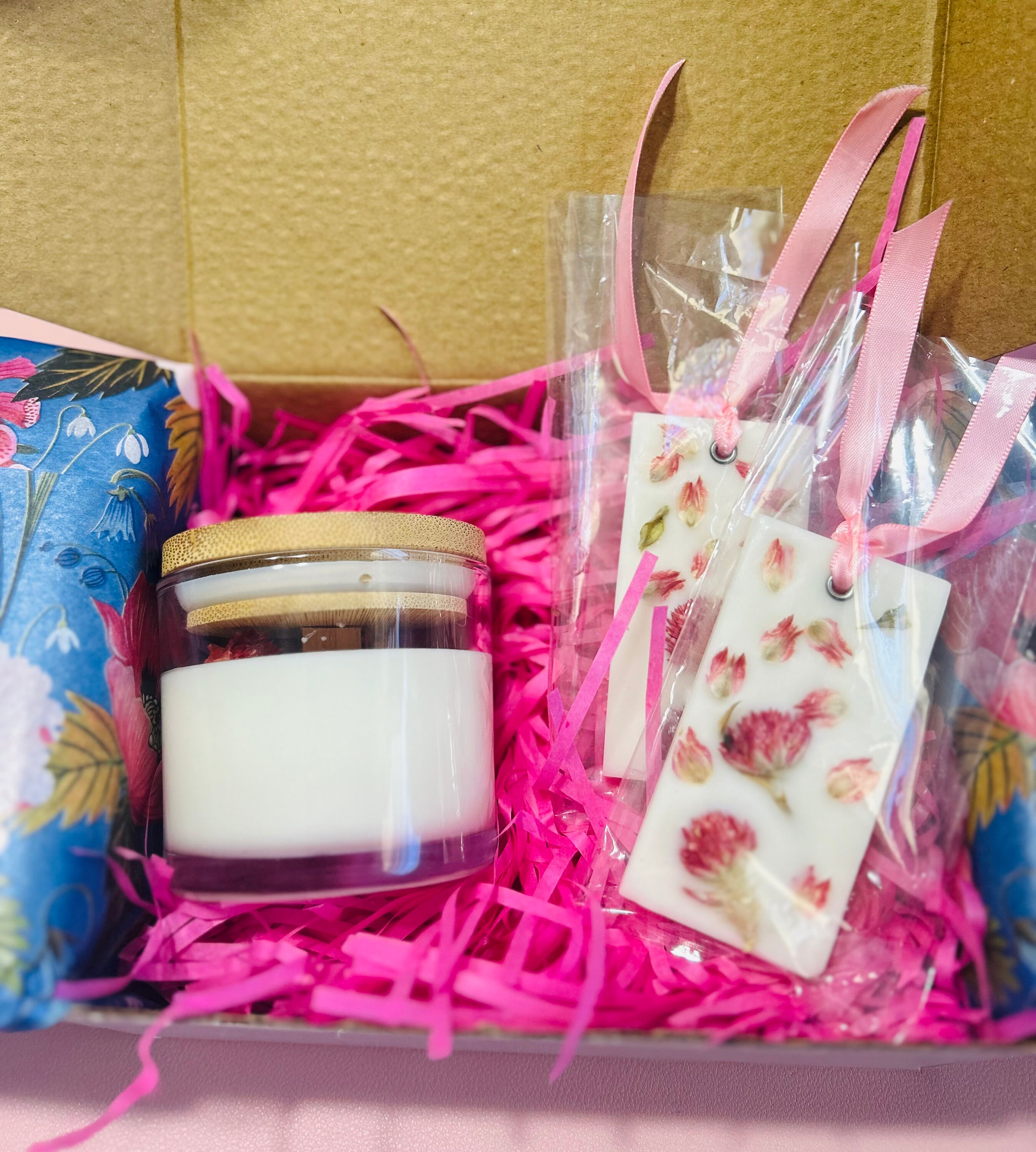 CANDLE & WAX SACHET Set Gift Set Mother's Day Gift Rose Scented Candle ...