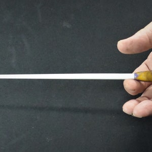 Personalized Music Conductor Baton: Gold and Purple Swirl Acrylic ...