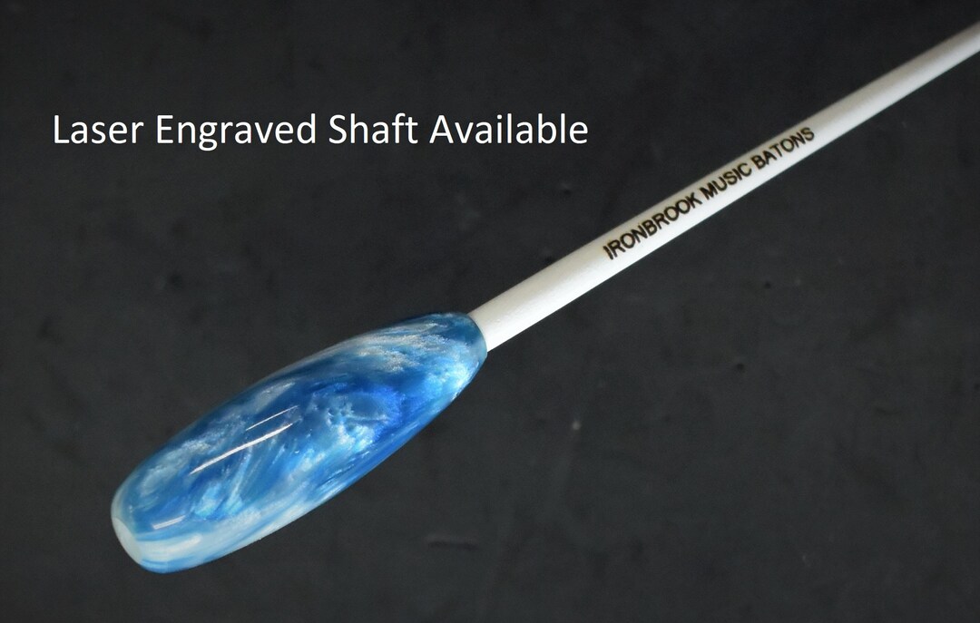 Personalized Music Conductor Baton: Sky From Space Blue Acrylic Plus ...