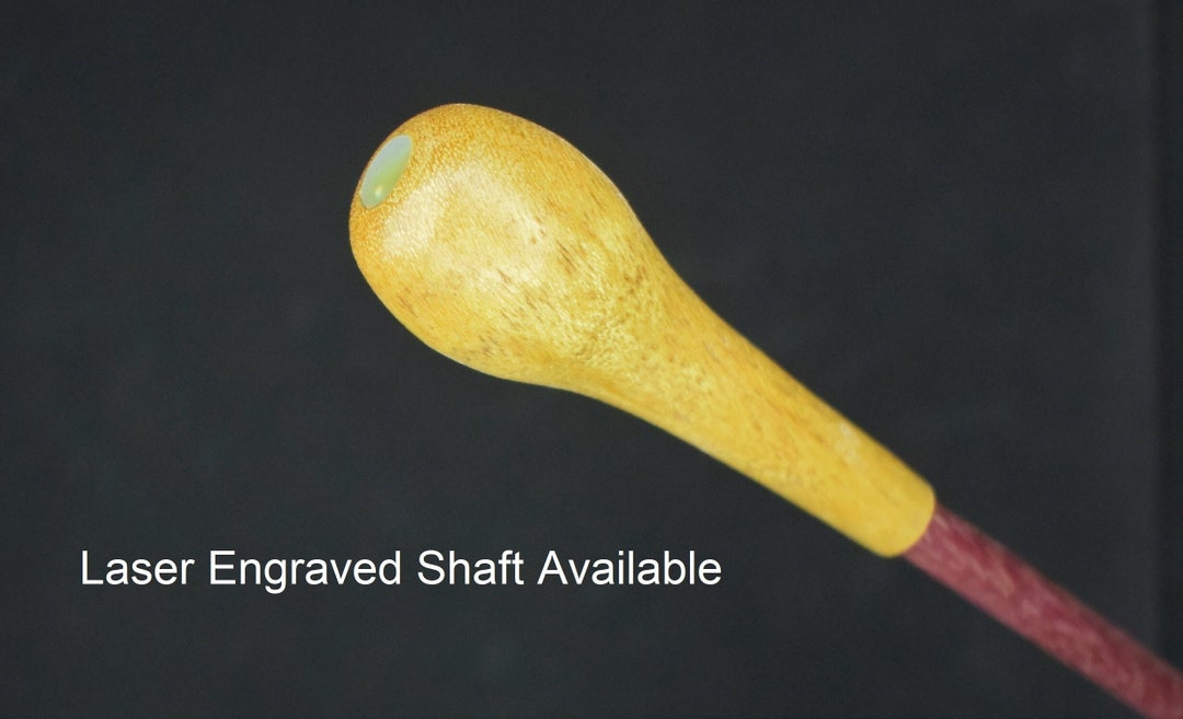 Personalized Music Conductor Baton: Yellowheart Hardwood With ...