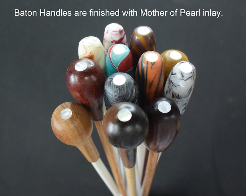 Personalized Music Conductor Baton: Gold and Purple Swirl Acrylic ...