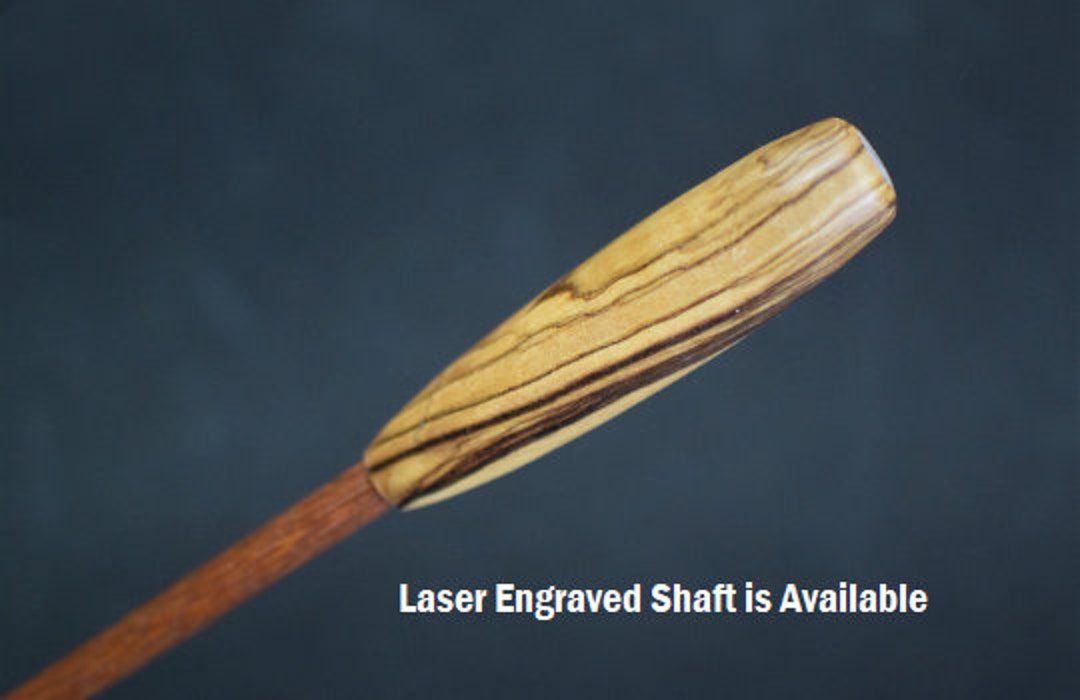 Personalized Music Conductor Baton: Olivewood With Lacewood Shaft Plus ...