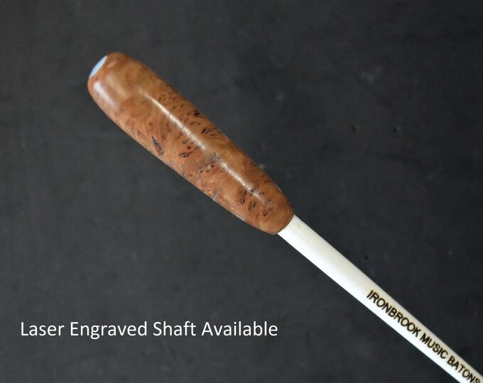 Personalized Music Conductor Baton: Australian Bimble Box Burl With ...