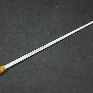 Personalized Music Conductor Baton: Orange With Black White Swirl ...