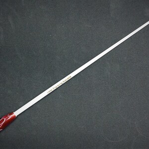Personalized Music Conductor Baton: Deep Red With White Swirl Acrylic ...