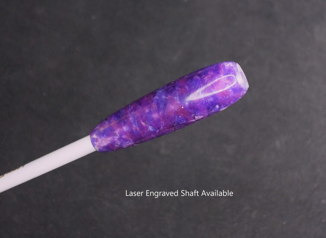 Personalized Music Conductor Baton: Purple Red Gold Crush Acrylic Gift ...