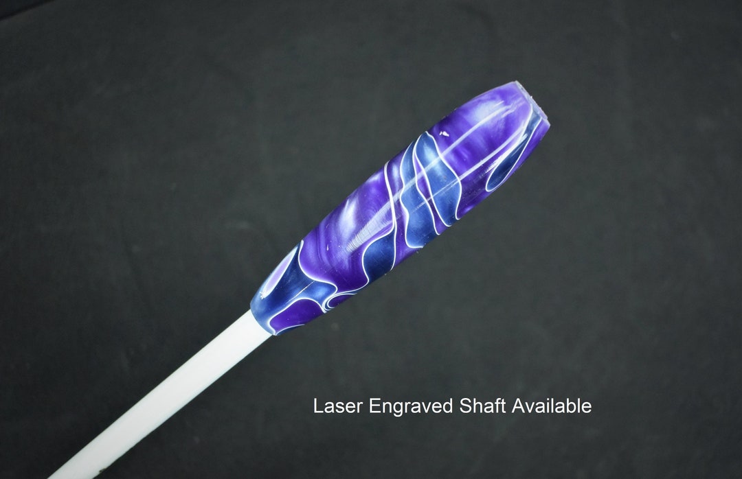 Music Conductor Baton: Blue and Purple Swirl Acrylic Plus Gift Box - Etsy