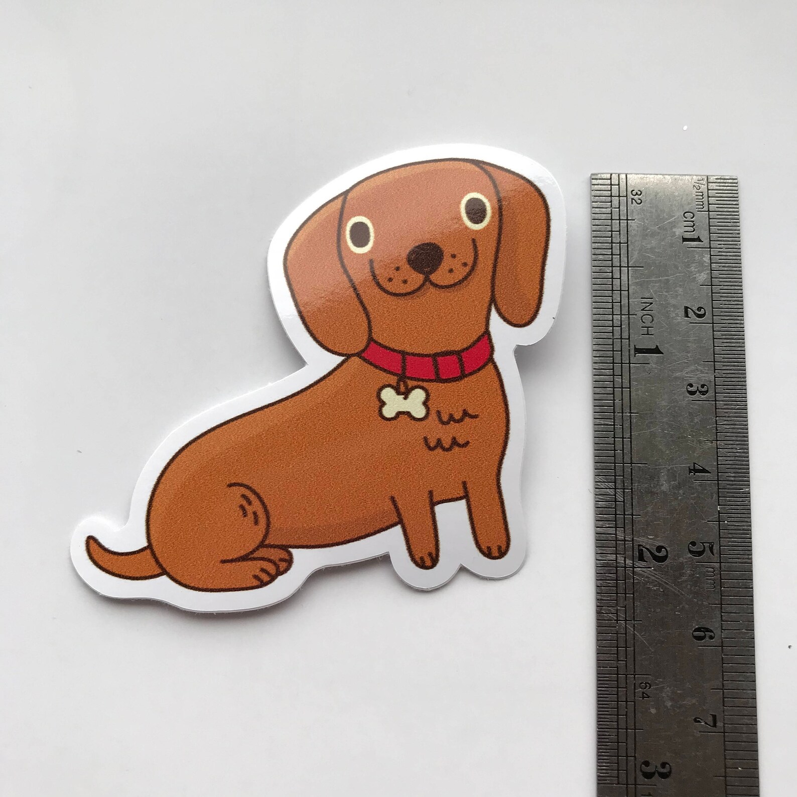 Sausage Dog Vinyl Sticker | Etsy