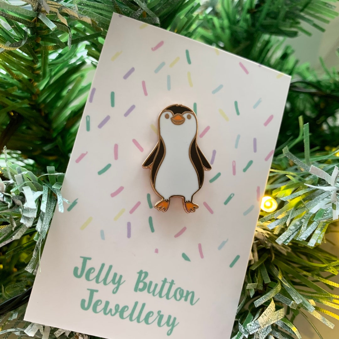 Penguin ENAMEL PIN - Etsy