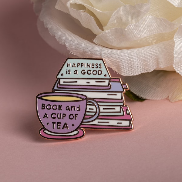 Book Pin - Etsy