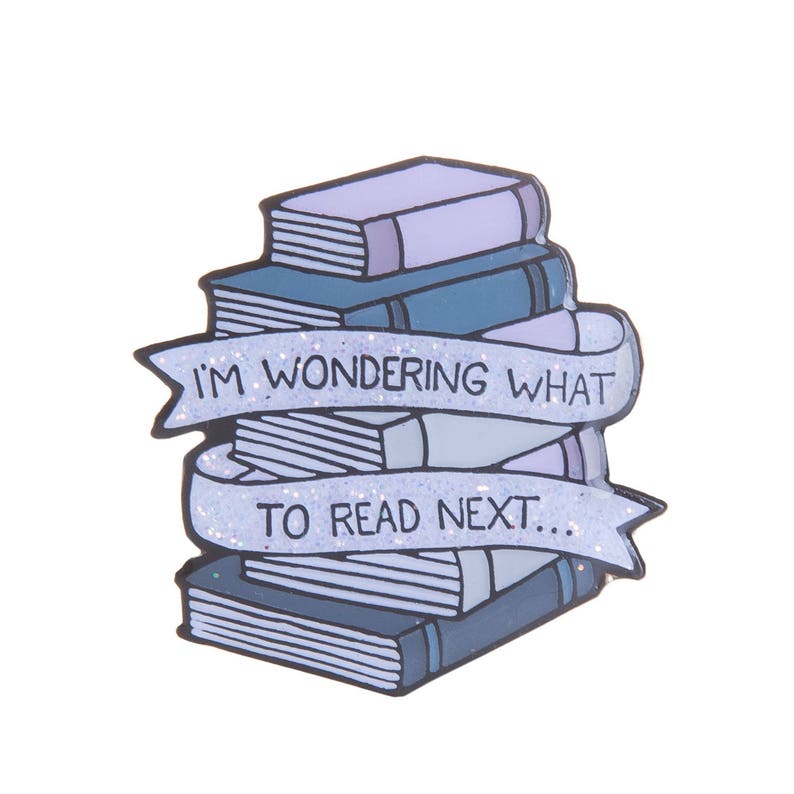 I'm Wondering What to Read Next Enamel Pin - Etsy UK