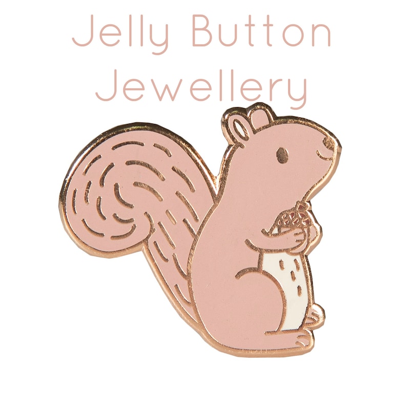 Squirrel Pin - Etsy