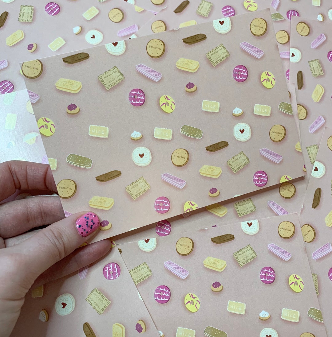 British Biscuits Postcard Cookies - Etsy