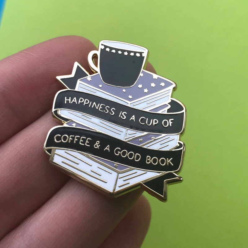 Book Enamel Pins - Etsy