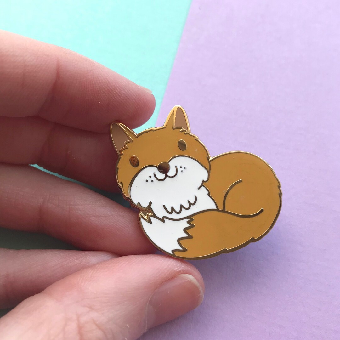 FOX Enamel Pin - Etsy