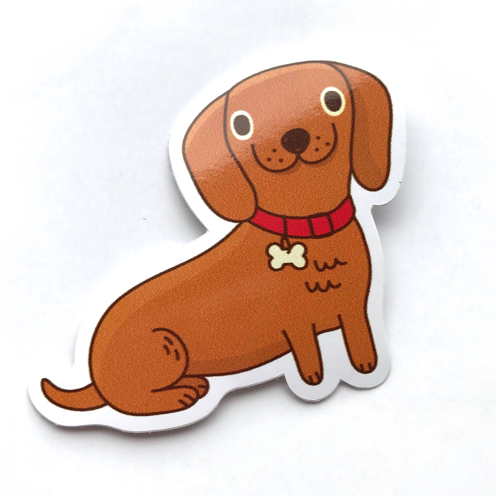 Sausage Dog Vinyl Sticker | Etsy