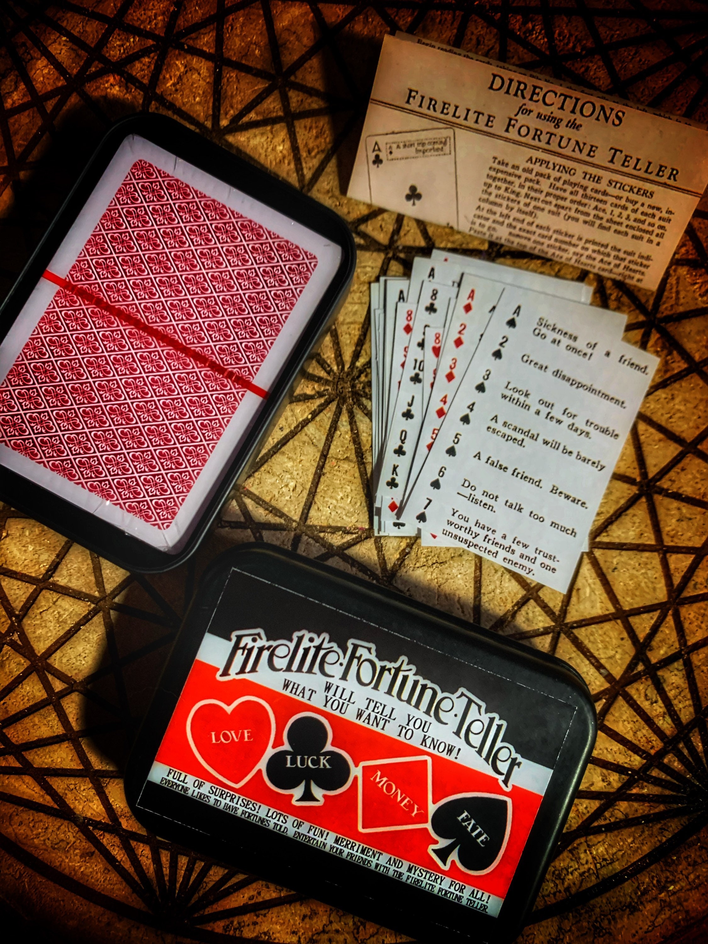Firelite Fortune Teller Kit Repo ~ Divination ~ Fortune Telling ~ Tarot ...