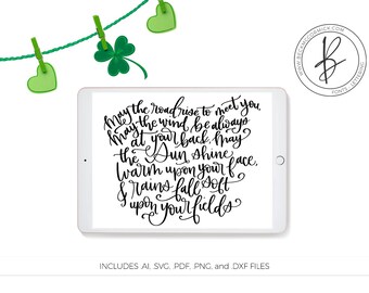 Irish Toast SVG Silhouette Cut File Instant Download | Etsy