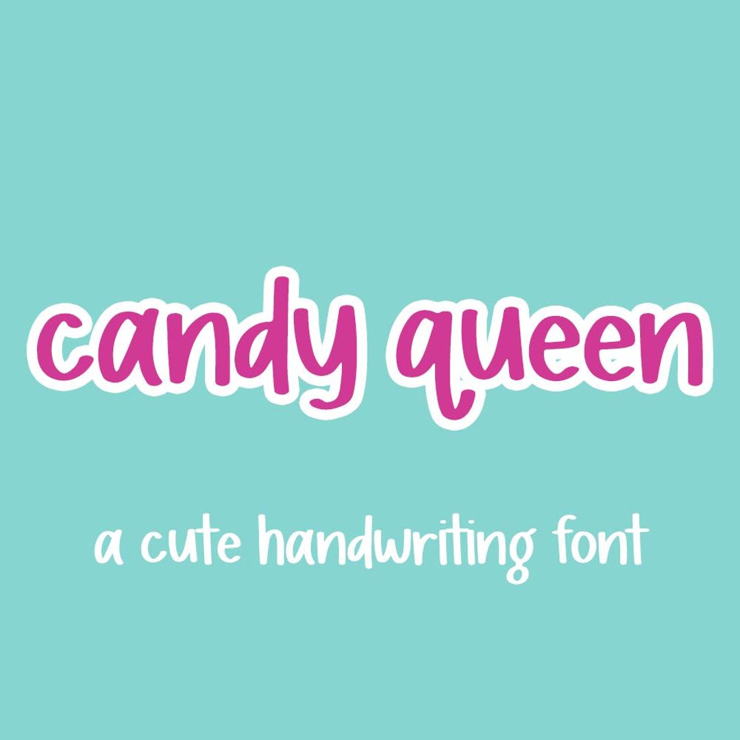 Candy Queen Sans Font – Cricut Font for Crafting - Etsy