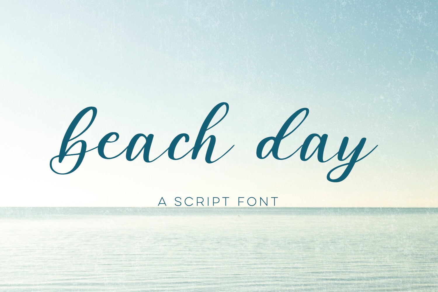 Beach Day Script Font Handwritten Script Font Cricut Fonts | Etsy