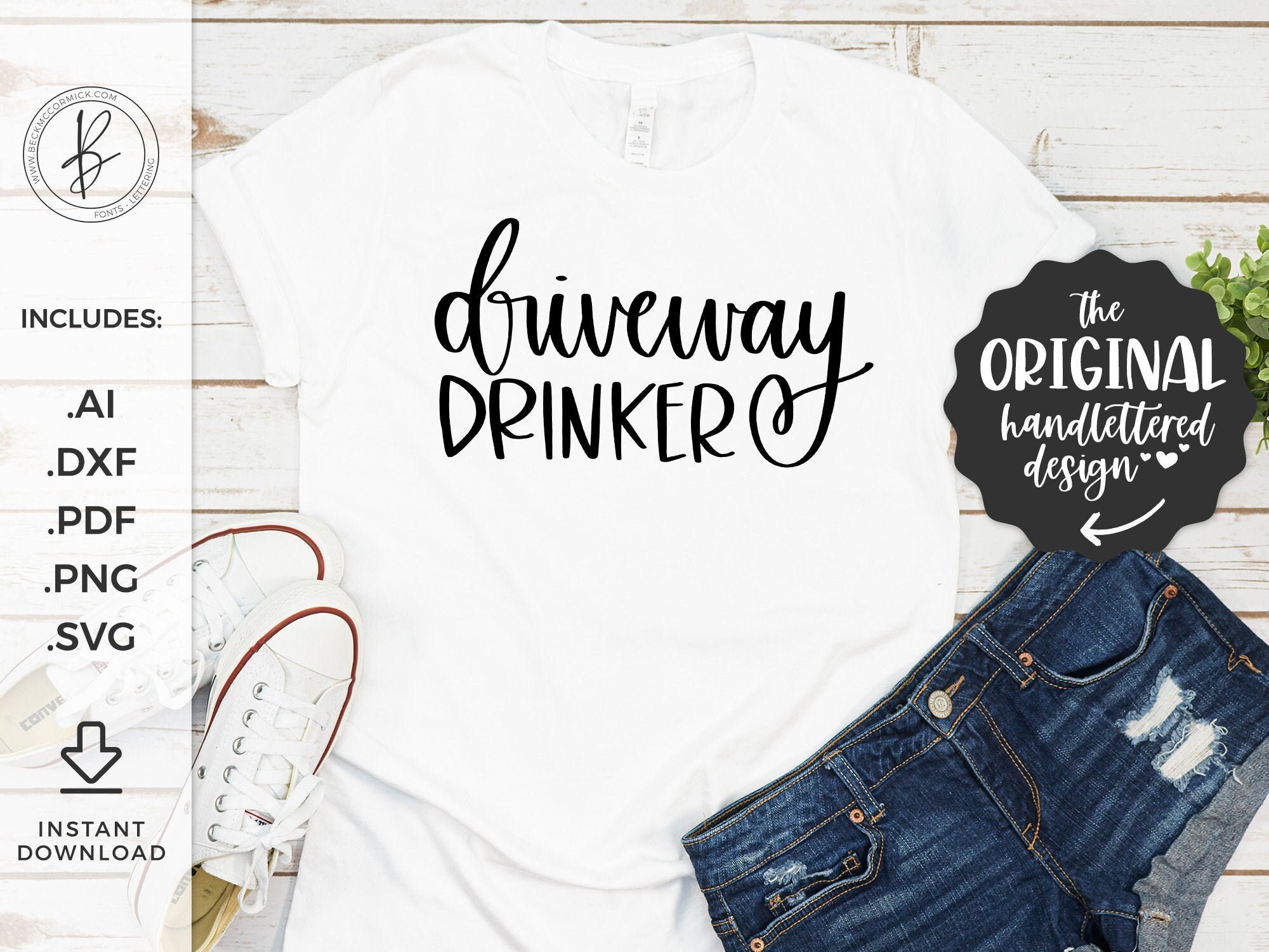 Driveway Drinker SVG Squad Goals Svg Summer Svg Beach | Etsy