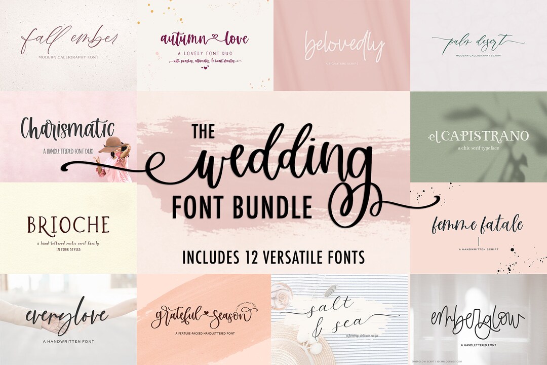 Design Space Wedding Fonts