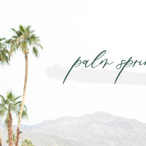 Palm Desert Cursive Font - Modern Calligraphy, Handwritten Script Font ...