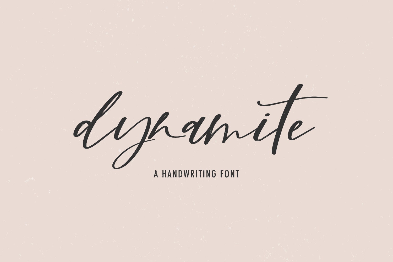 Dynamite Script Font Modern Calligraphy Handwritten Font - Etsy