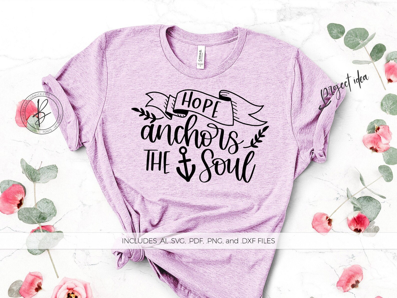 Hope Anchors the Soul SVG Silhouette File Instant Download - Etsy